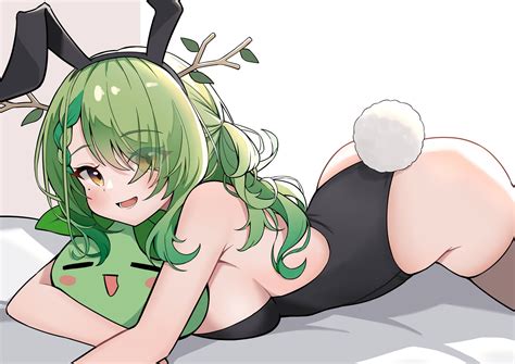 Ceres Fauna And Sapling Hololive And 1 More Drawn By Bakedmonogamy