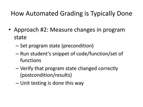PPT Tutorial Automated Grading Of Student Programming Assignments PowerPoint Presentation