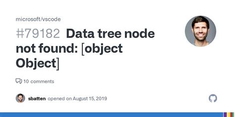 Data Tree Node Not Found Object Object · Issue 79182 · Microsoft