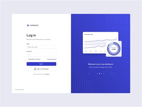 Log In Page Untitled UI By Jordan Hughes On Dribbble Login Page Design Web Design Log In Ui