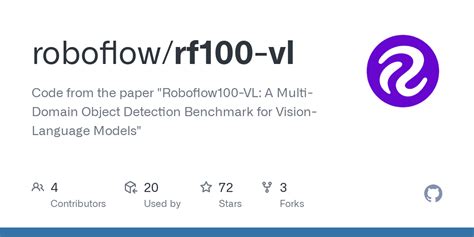Github Roboflowrf100 Vl Code From The Paper Roboflow100 Vl A Multi Domain Object Detection