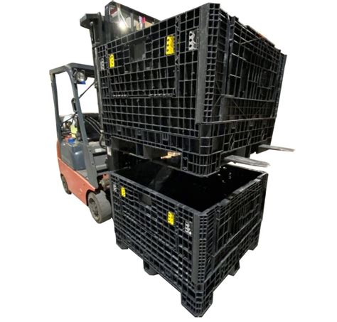 Plastic Bulk Boxes Containers Warehouse Rack And Shelf