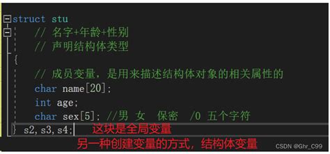 c语言 结构体