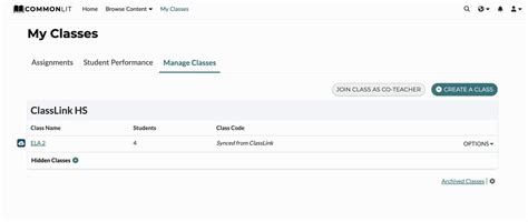 I No Longer Want To Use My Classlink Classes Can I Remove Them