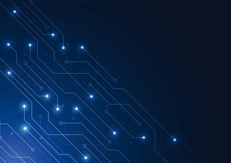 Абстрактный фон с технологией текстуры плат электронных схем Электронная материнская плата