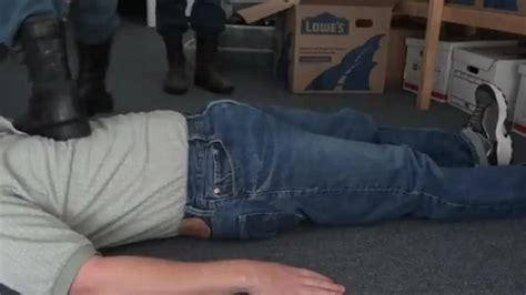 Trampling Two Guys Wearing Combat Boots Trample