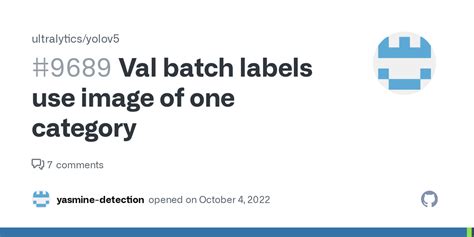 Val Batch Labels Use Image Of One Category Issue 9689 Ultralytics