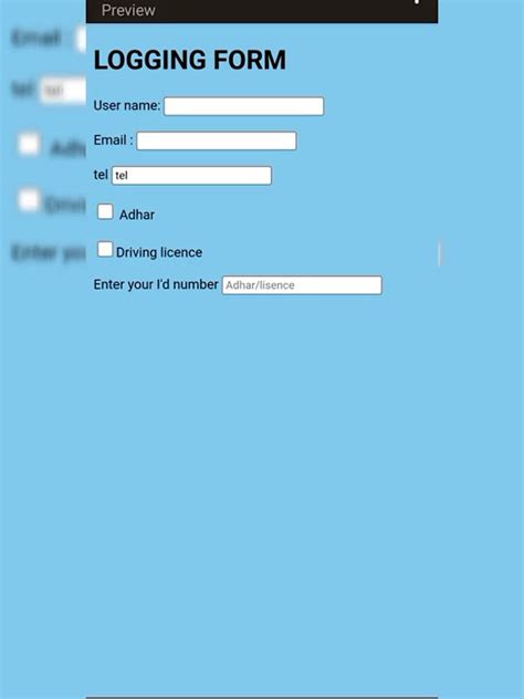 Html Logging Form With Checkboxes And Input Fields Beginner Web Dev Project Html Shorts