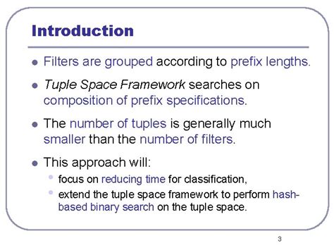 packet classification using diagonalbased tuple space search authors