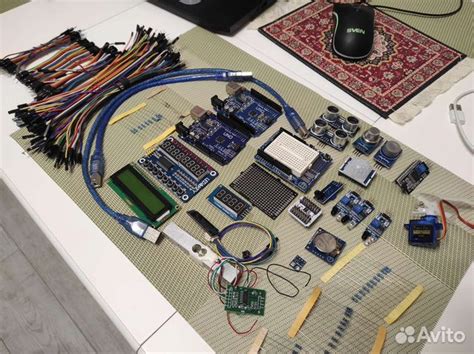 Arduino Uno большой набор двигатели кнопки купить в Москве Электроника Авито