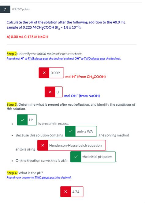Solved Need To Know How To Calculate The PH Chegg Com