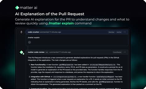 Github Gravitycloudai Matter Ai Matter Ai Is Open Source Ai Code Reviewer Agent For Code