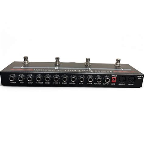 used voodoo lab used voodoo lab px pedal switcher four loop true bypass