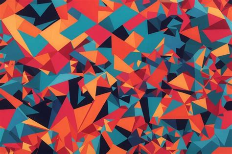 Premium Ai Image Explain The Principles Of Creating Visually Dynamic Abstract Geometric