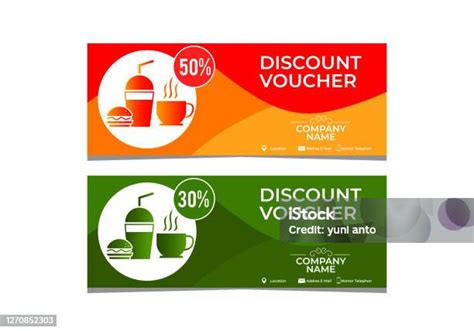 할인 바우처 패스트 푸드 템플릿 디자인 템플릿 디자인의 할인 바우처 햄버거 0명에 대한 스톡 벡터 아트 및 기타 이미지 0명 가격 개념 Istock