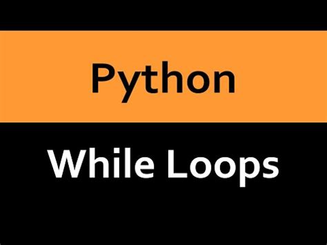 Working With Loops In Python Access Learn