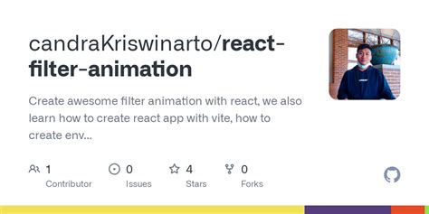 Github Candrakriswinartoreact Filter Animation Create Awesome Filter Animation With React