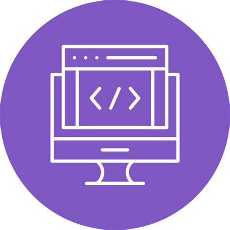 Web Coding Generic Color Fill Icon