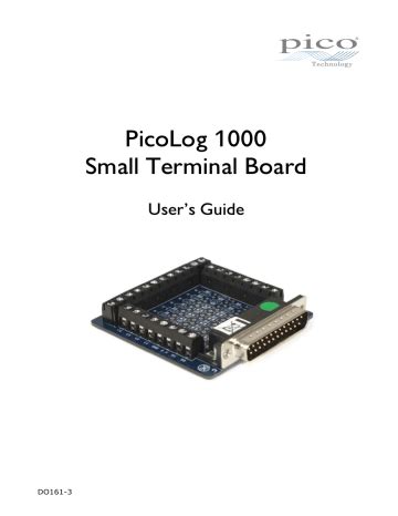 Pico PicoLog User Guide Manualzz