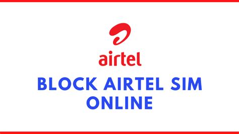 How To Block Airtel Sim Online India In Technical EJ Latest Technology News