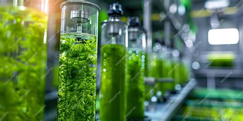 Algaebased Bioreactor Generating Sustainable Biofuel Concept Sustainable Energy Algae