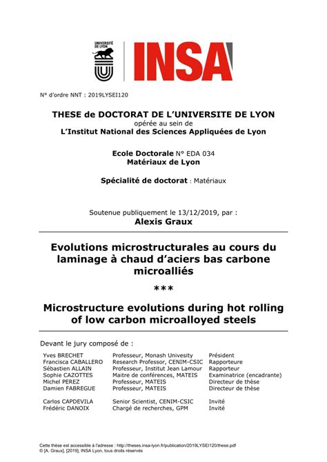 Pdf Microstructure Evolutions During Hot Rolling Of Low Carbon