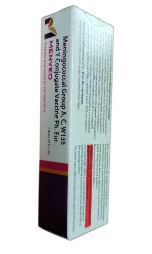 Meningococcal Group A C W135 And Y Conjugate Vaccine At Rs 3100 Piece Meningococcal Conjugate