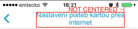 Uinavigationcontroller Uinavigationbar Multi Line Title Stack Overflow