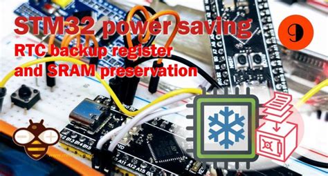 stm32 power saving rtc backup register and sram preservation 9