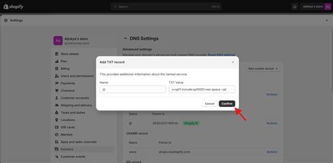 Setup Neo Mx And Txt Records For Shopify Neo Business