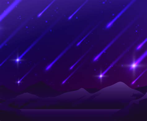 Meteor Shower Background Vector Art And Graphics