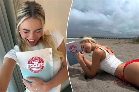 Livvy Dunne Already Preparing For ‘baywatch Role With Cheeky Photo As