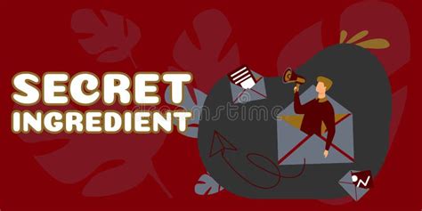 Writing Displaying Text Secret Ingredient Business Overview Special Technique Or Materials Used