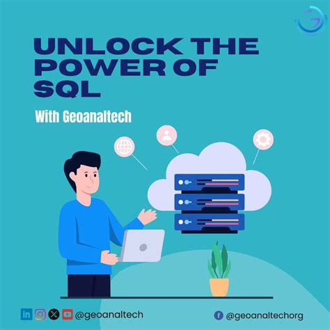 Learn Sql With Geoanaltech Geospatial Analytics Technologies Posted