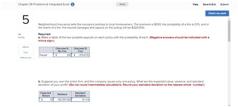 Solved Chapter Problems Integrated Excel Saved Help Chegg Com