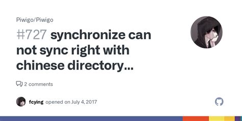 Synchronize Can Not Sync Right With Chinese Directory Wrong Filename · Issue 727 · Piwigo