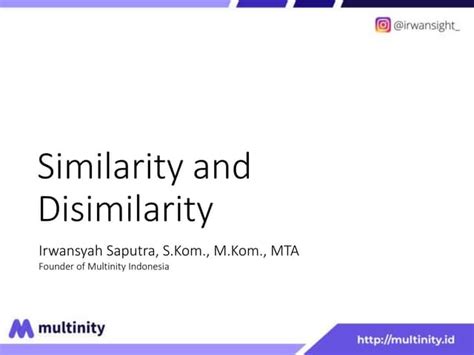 data mining 3 similarity and disimilarity ppt