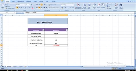 E Excel Pmt Formula E Excel Pmt Formula