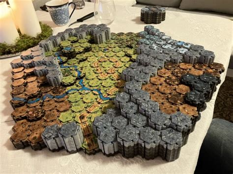 Lorescape Innovative Modular Hex Terrain For Rpg Wargaming And
