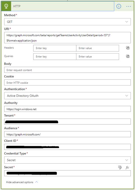 Calling Microsoft Graph Reports Api Serverless Notes