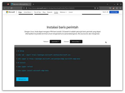 Memasang Microsoft Edge Pada Opensuse Bhyllabus Lénigme