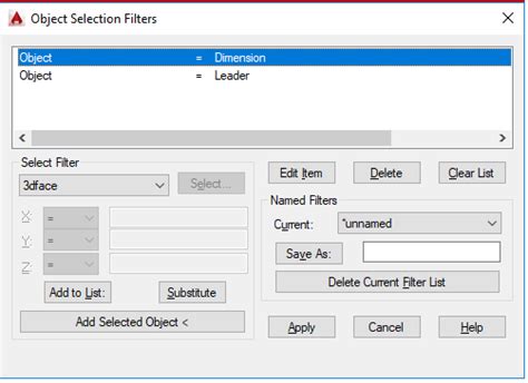 Solved Selection Filter With Multi Object Autodesk Community
