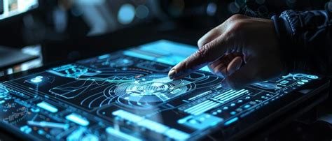 Realtime Data Visualization Ultrarealistic Interface Premium Ai Generated Image