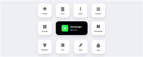 How To Select The Correct Menu Icon For The Website Navigation Website