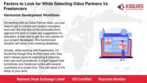 Ppt Odoo Partners Vs Freelancers Where To Go For Odoo Implementation Powerpoint Presentation