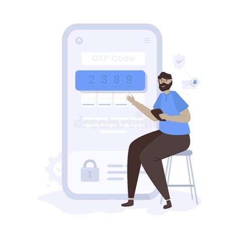 Otp Code Or One Time Unlock Password Illustration Stock Vector Illustration Of Login Network Otp Code Or One Time Unlock Password Illustration Stock Vector Illustration Of Login Network