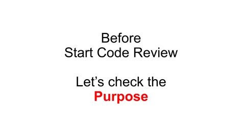 Code Review Process Pptx