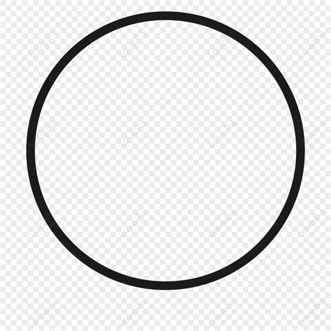 Pure Black Circle Ringshapesroundshape Png Image And Clipart Image