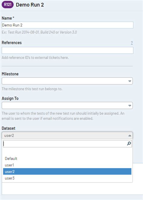 Test Parameterization Variables And Datasets Testrail Support Center
