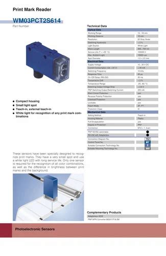 Wenglor Wm03pct2s614 Colour Mark Sensor At ₹ 8000 Piece Kalali Vadodara Id 2852745144830